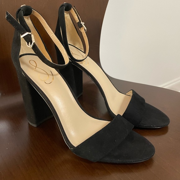 Sam Edelman | Shoes | Sam Edelman Yaro Block Heel Suede Sandals Size ...